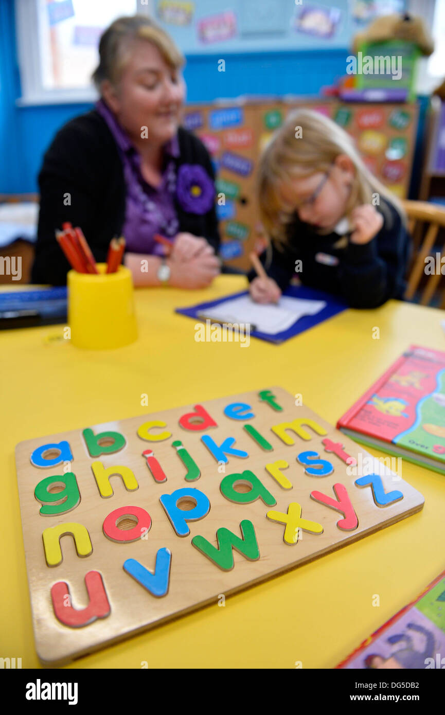 Education primary letters alphabet hi-res stock photography and images ...
