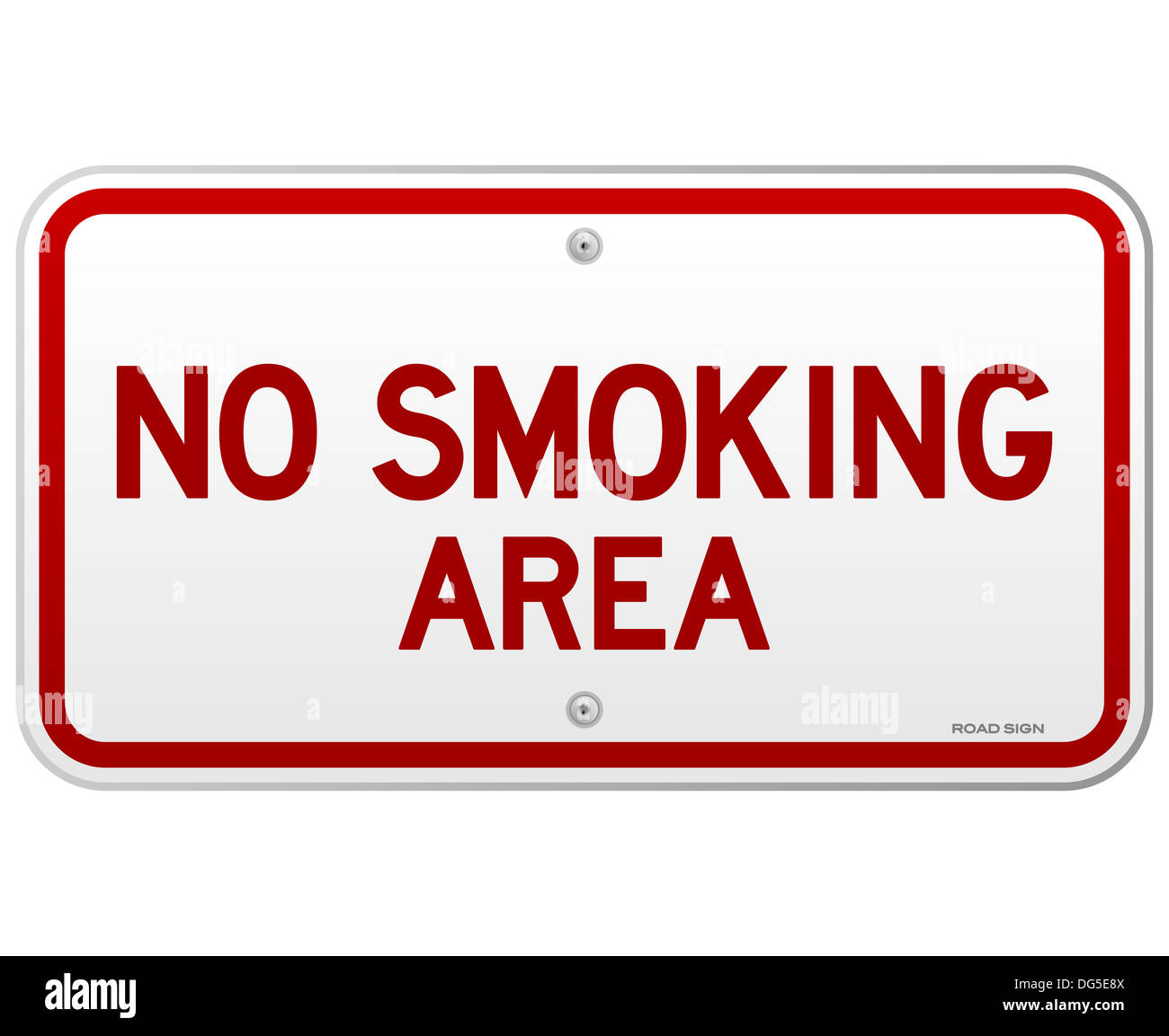 No Smoking Area Notice Stock Photo - Alamy