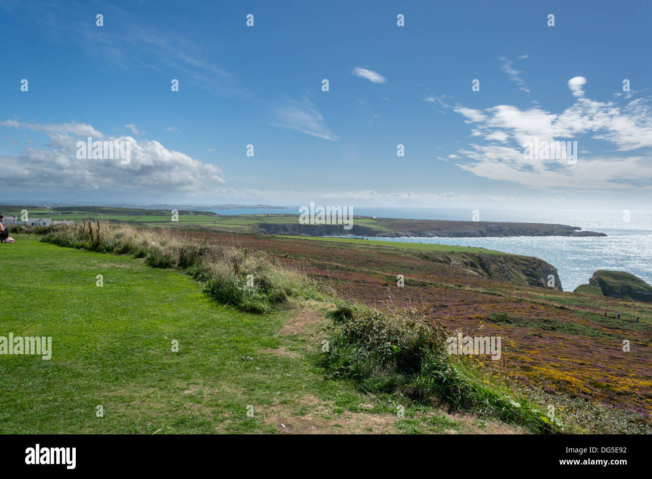 View from Holyhead Island near South Stack rock, looking towards ...