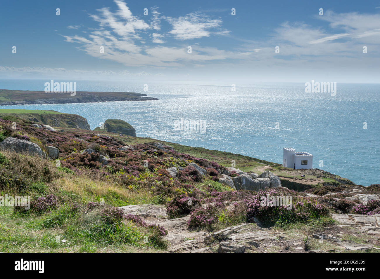 View from Holyhead Island near South Stack rock, looking towards ...