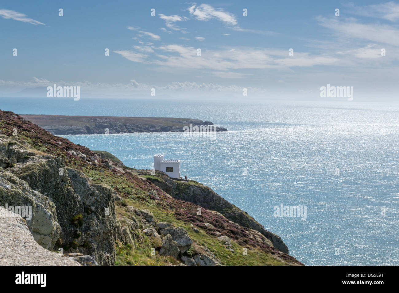 View from Holyhead Island near South Stack rock, looking towards ...