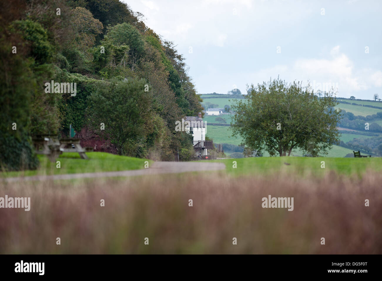A view of Dylan Thomas' Boathouse ,Laugharne, the Birthplace of Dylan ...