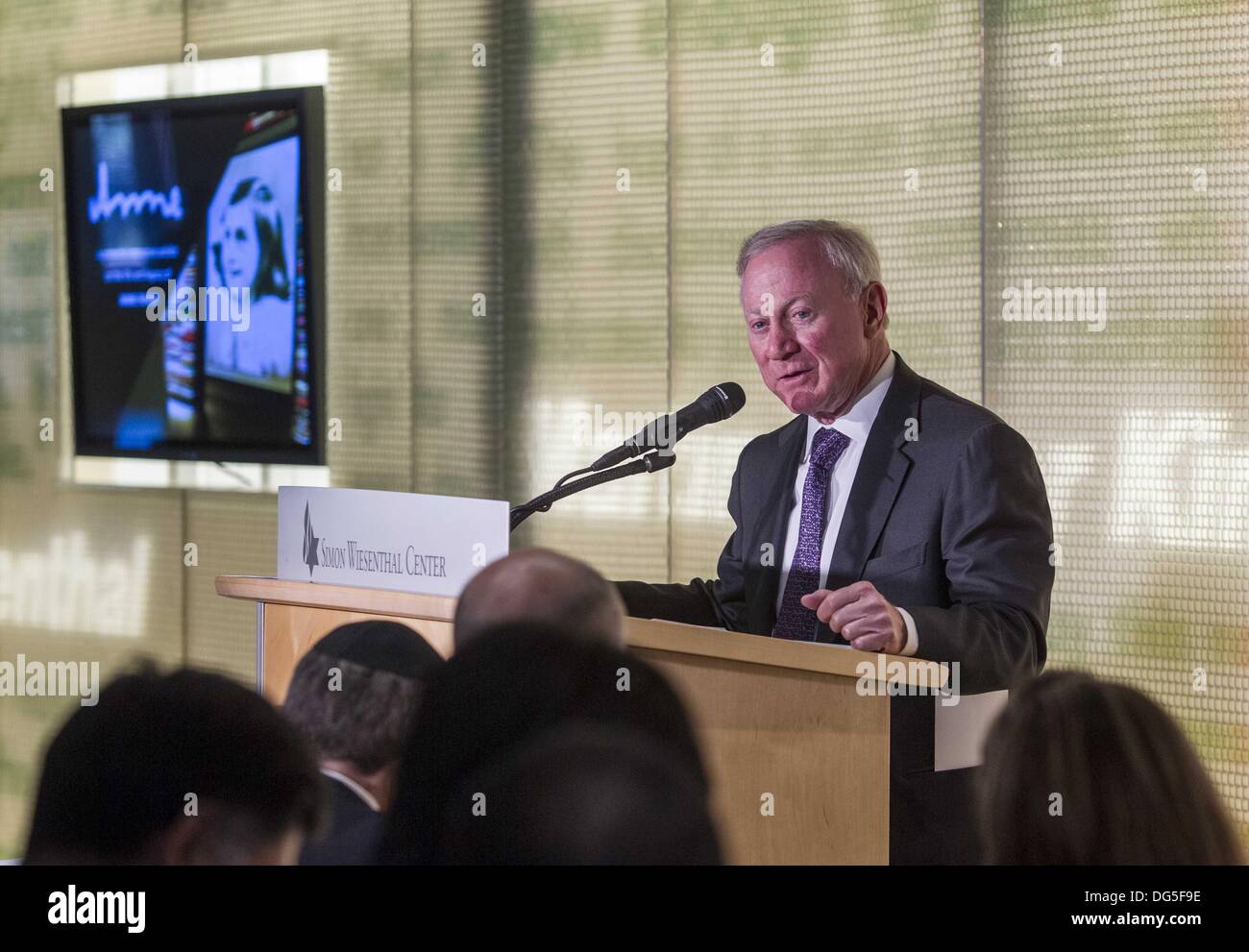 Los Angeles, California, USA. 14th Oct, 2013. Larry Mizel, chairman ...