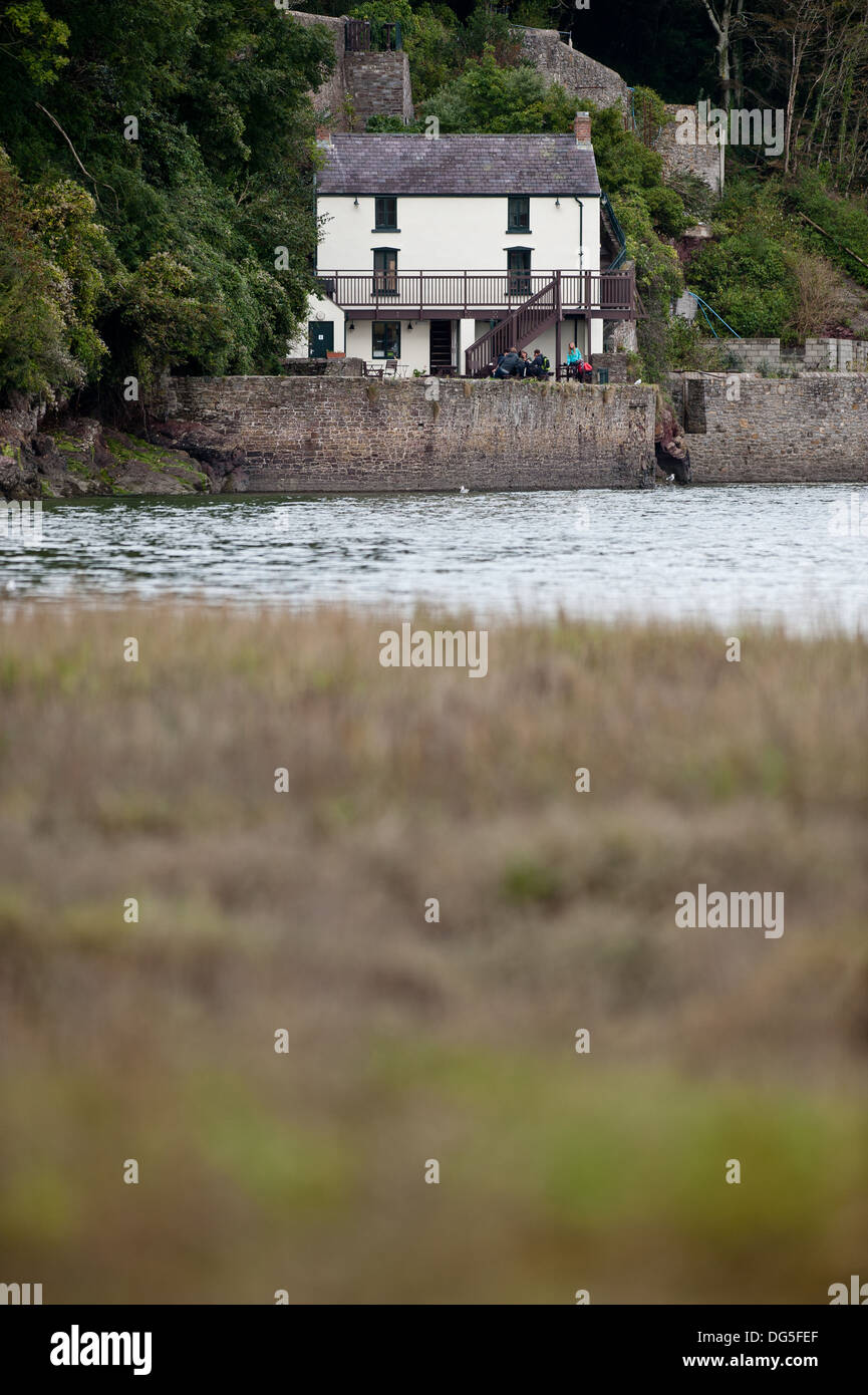 A view of Dylan Thomas' Boathouse ,Laugharne, the Birthplace of Dylan ...