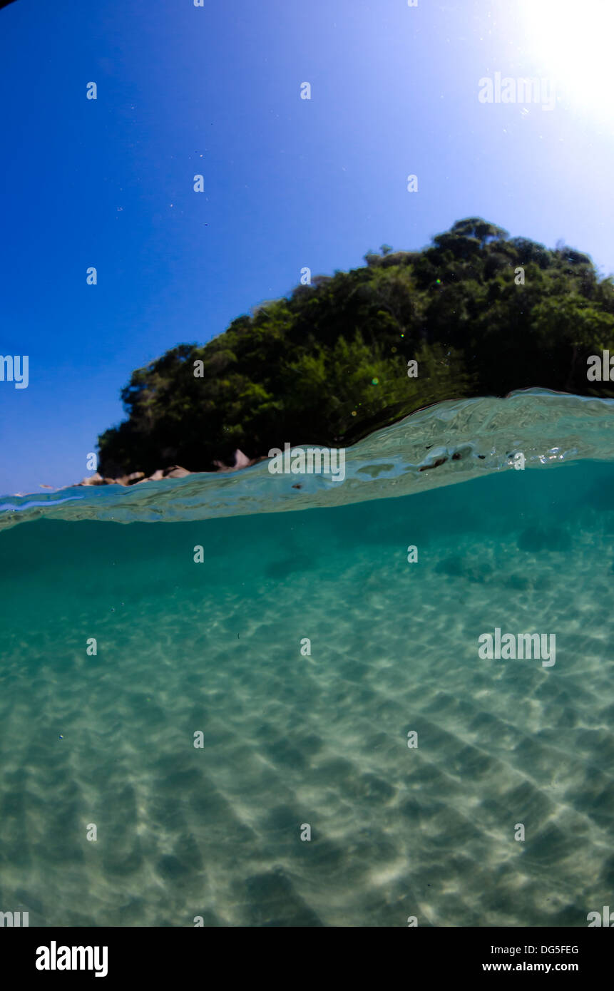 Half and half underwater hi-res stock photography and images - Alamy