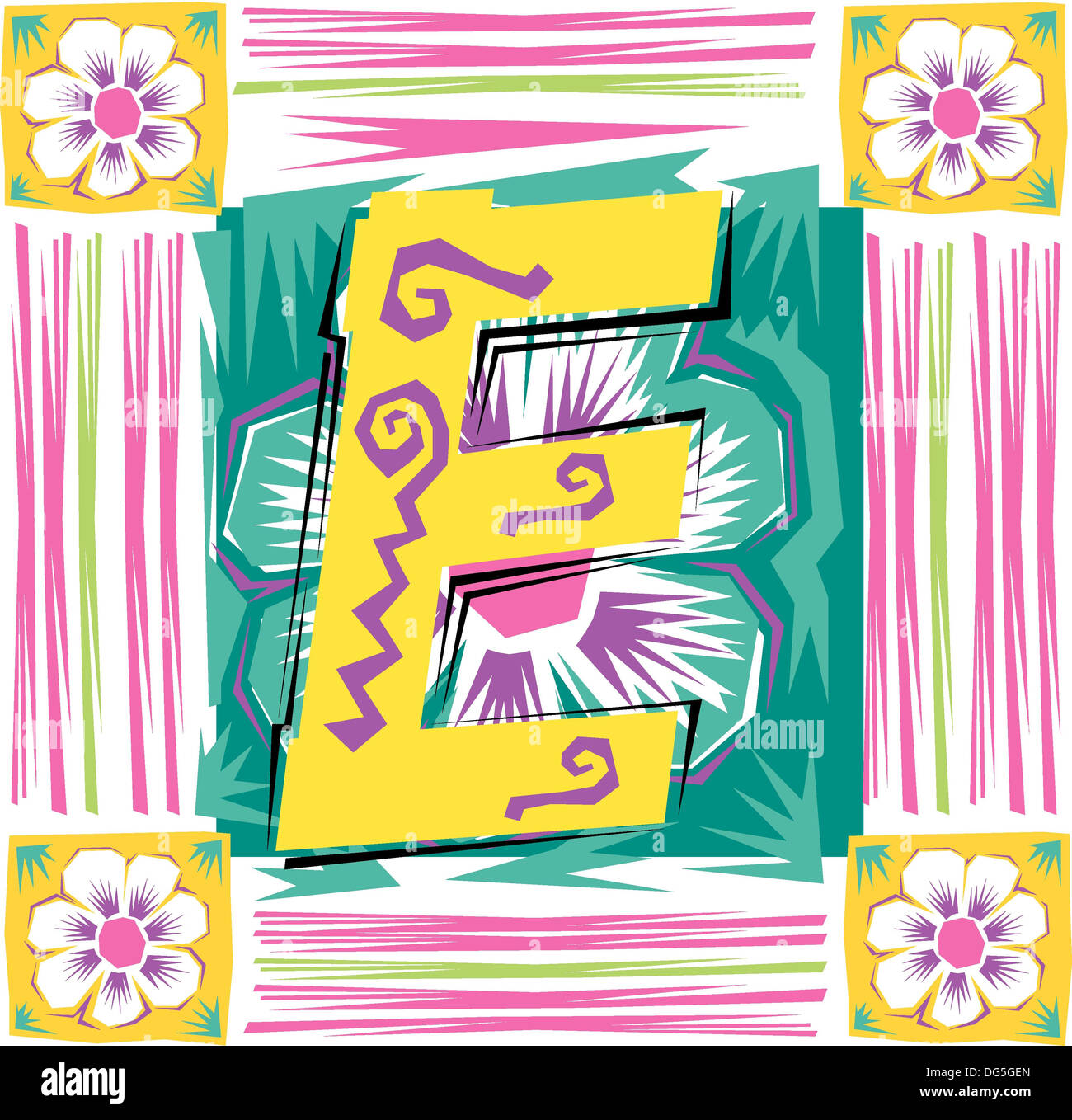 Initial caps e hi-res stock photography and images - Alamy