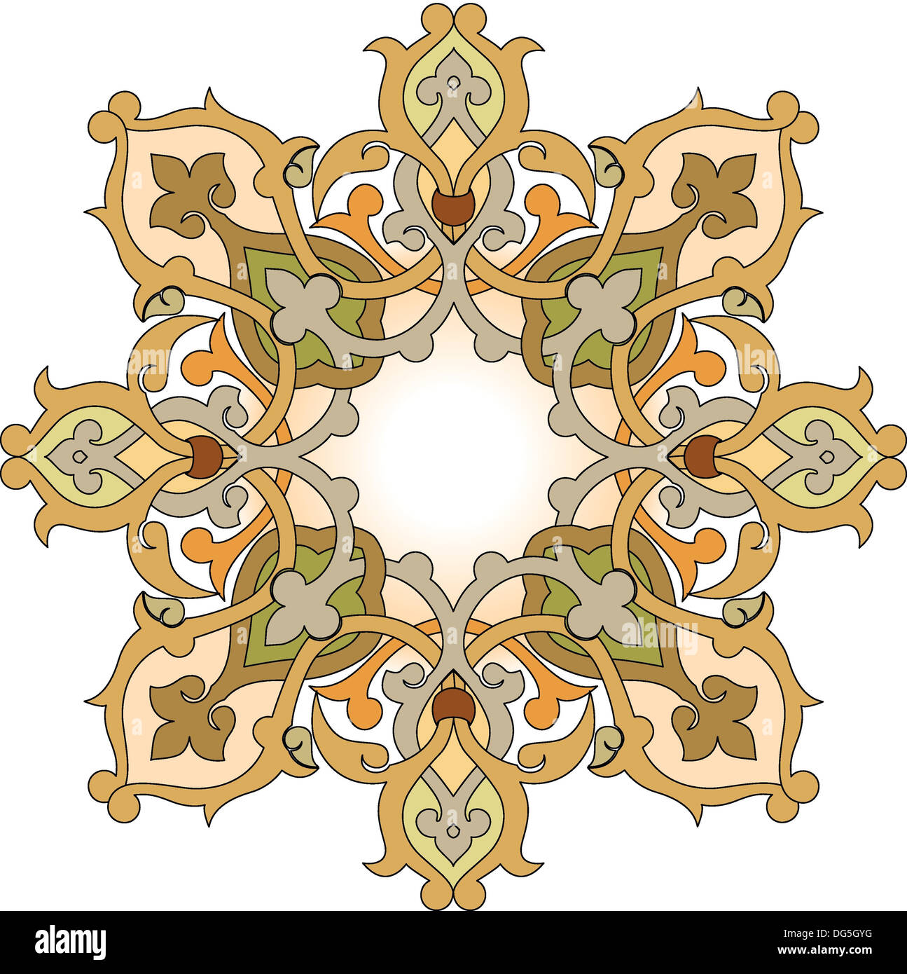 Grey arabesque hi-res stock photography and images - Alamy