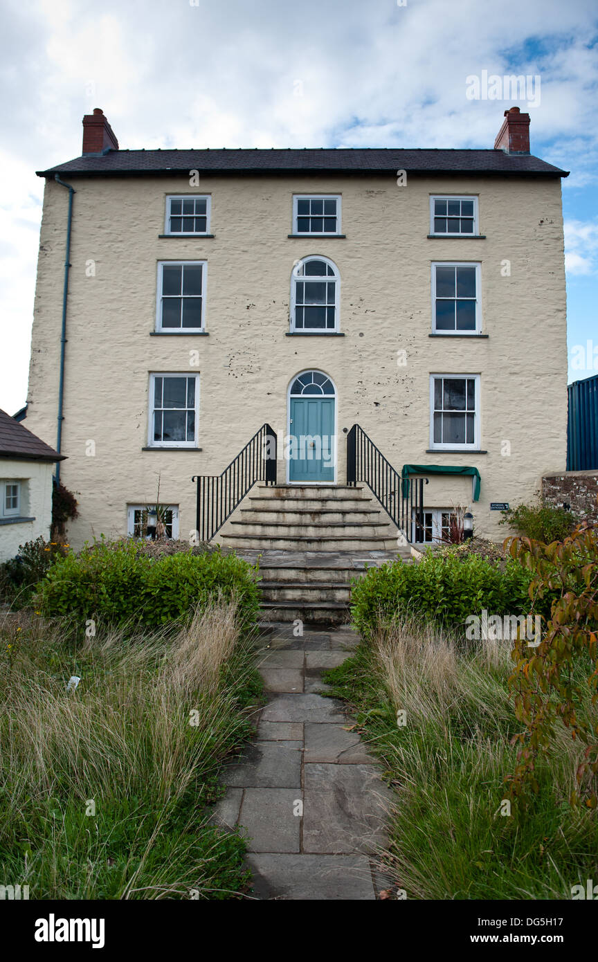 A of view SeaView ( Former house of dylan thomas ) in the town of ...