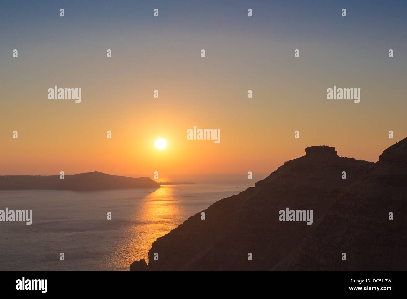 Beautiful sunset greece hi-res stock photography and images - Alamy