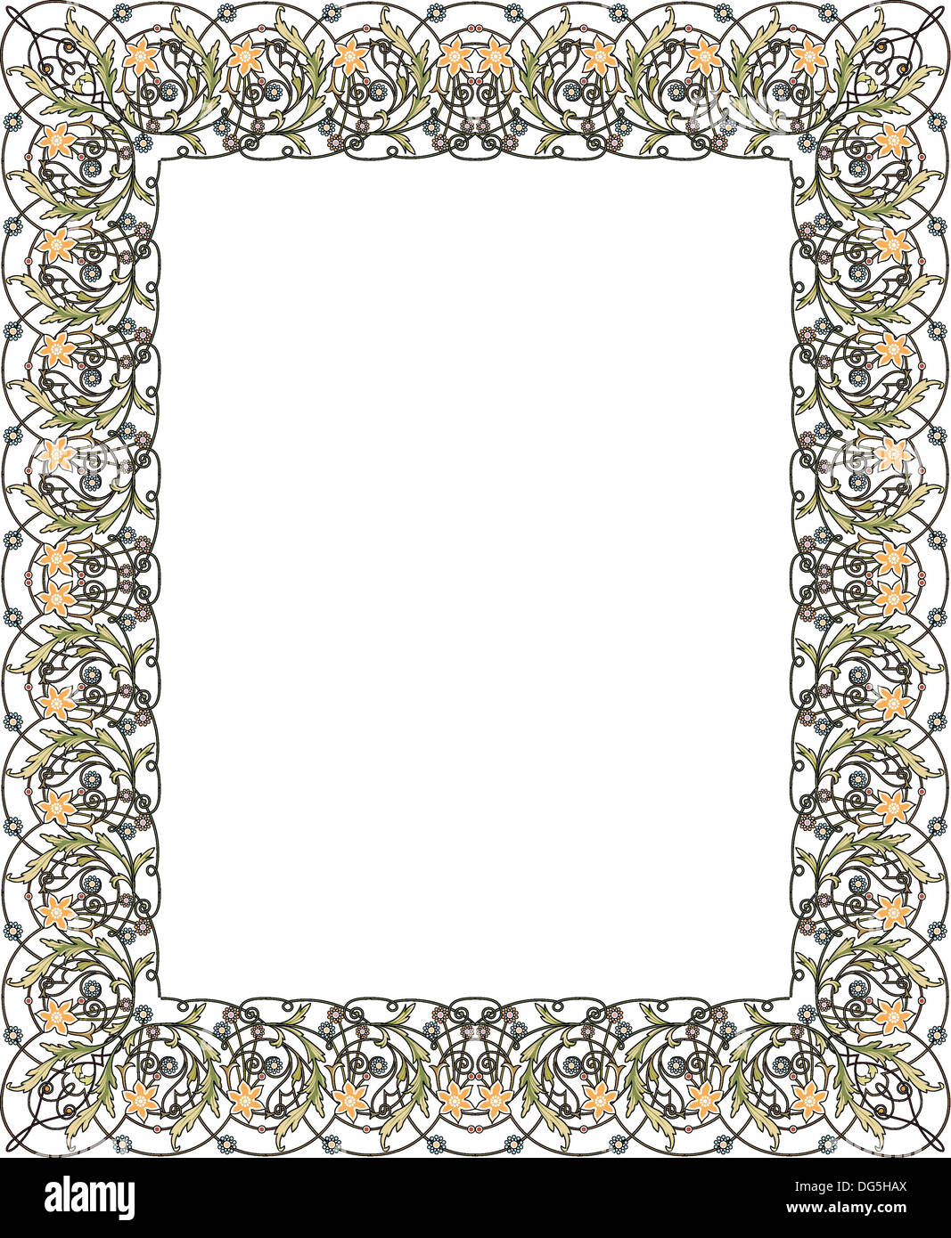 Wide decorative borders hi-res stock photography and images - Alamy