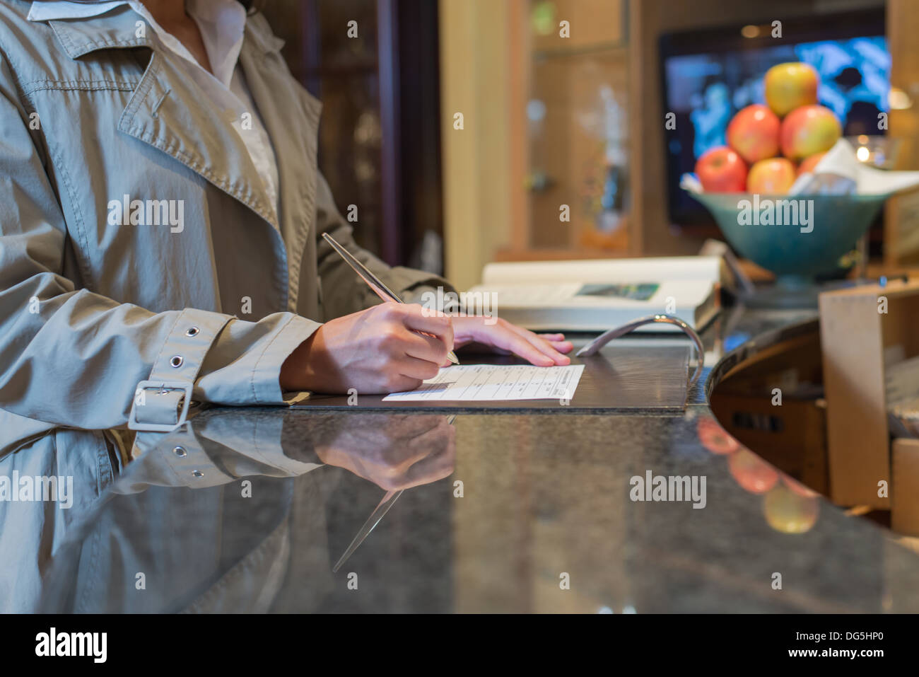 Reception registration hi-res stock photography and images - Alamy
