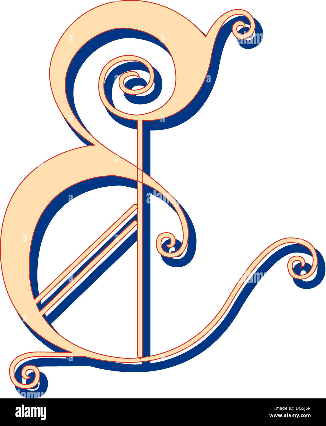 Initial caps e hi-res stock photography and images - Alamy