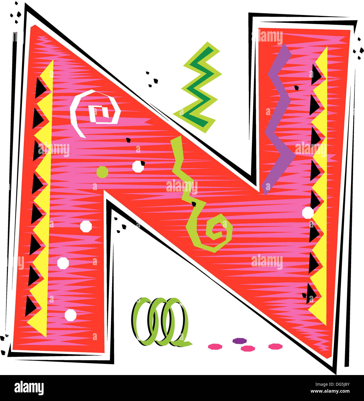 Initial caps Cut Out Stock Images & Pictures - Alamy