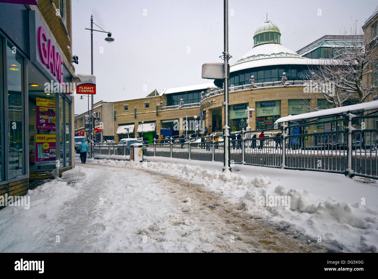 Snow covers the streets ,2nd of February, 2009,the heaviest snowfall in ...