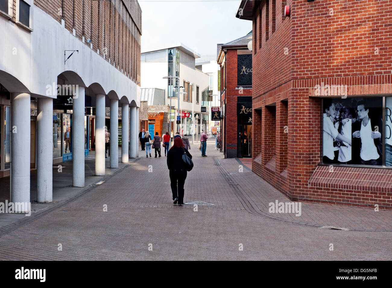 Blue street in carmarthen hi-res stock photography and images - Alamy