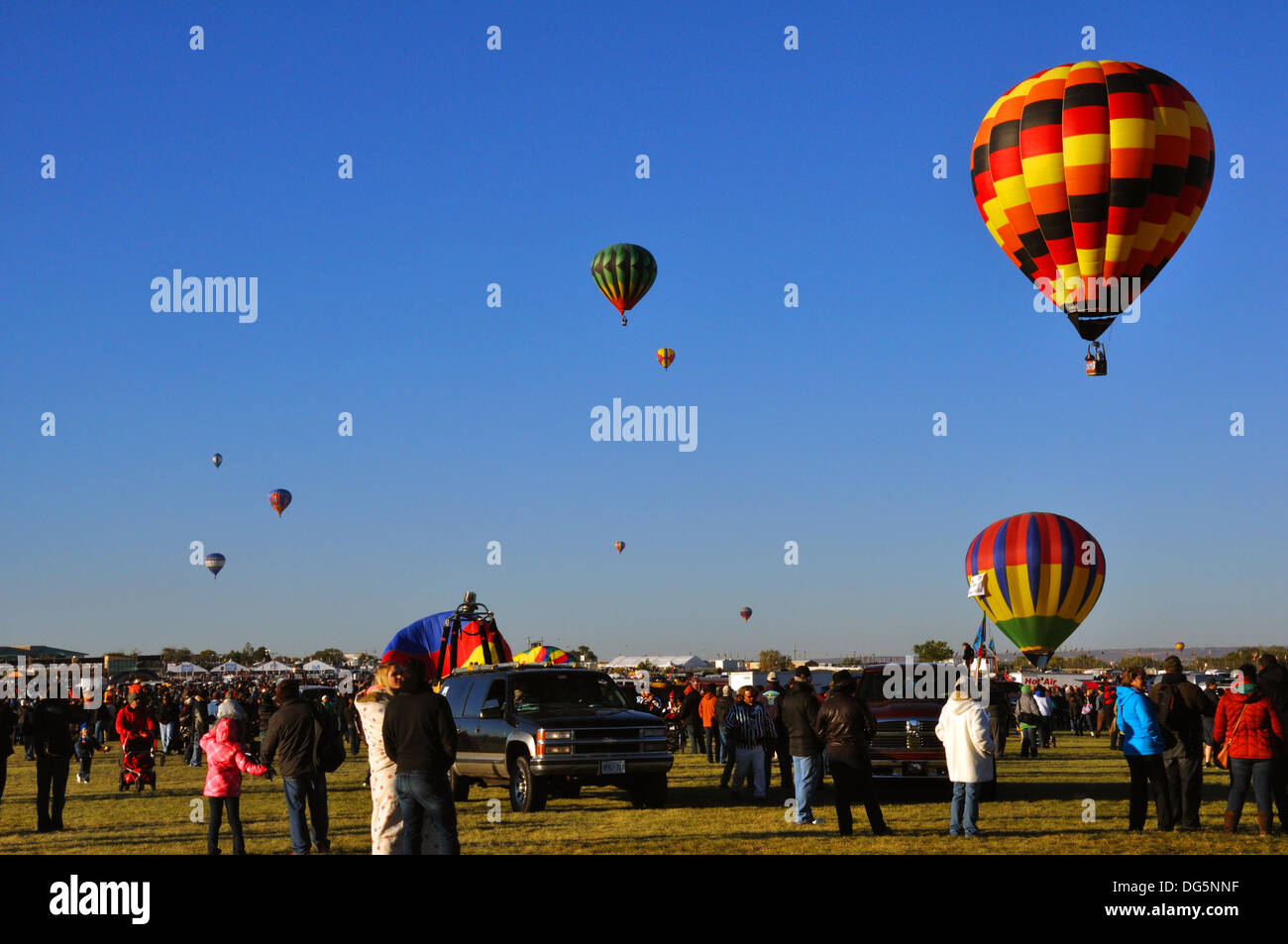 The Albuquerque International Balloon Fiesta in Albuquerque, New Mexico ...