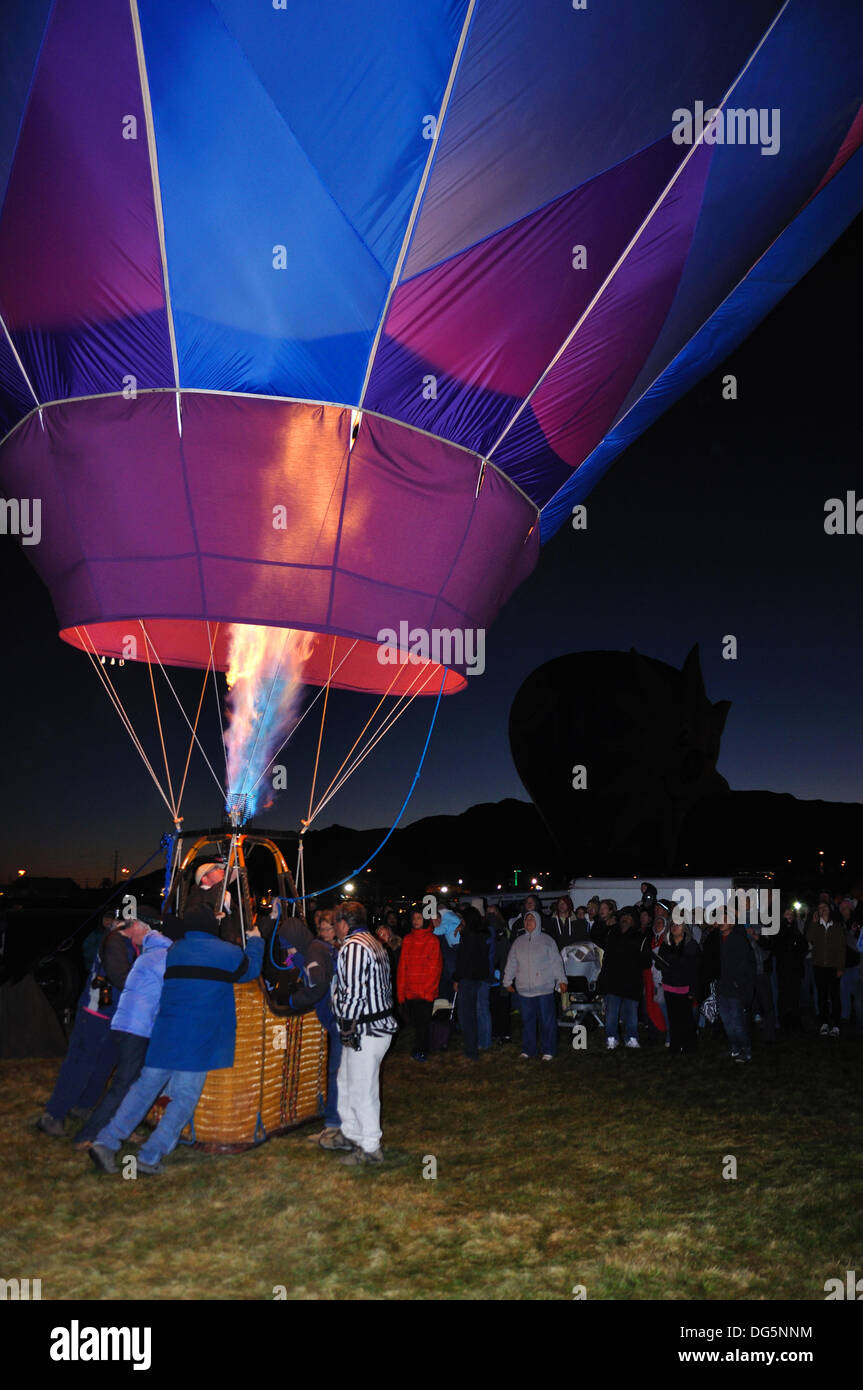 The Albuquerque International Balloon Fiesta in Albuquerque, New Mexico ...