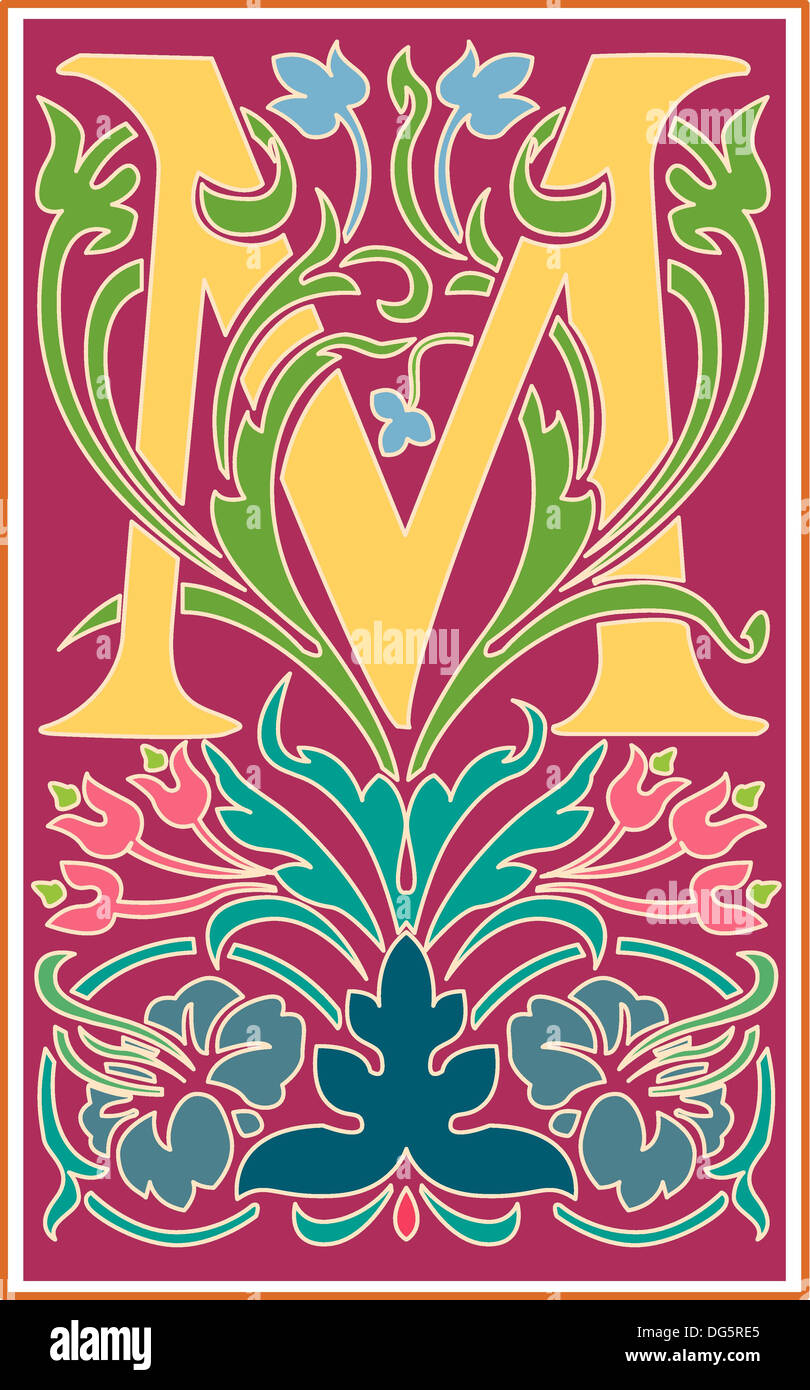 Fancy Letter M Stock Photos & Fancy Letter M Stock Images - Alamy