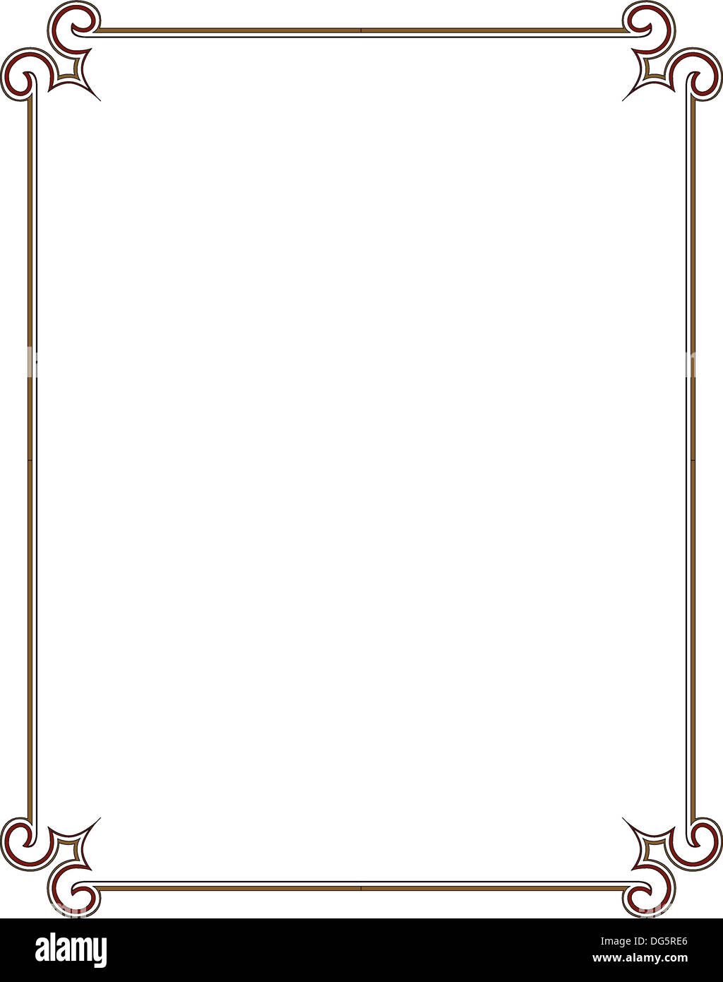 Borders and lines Cut Out Stock Images & Pictures - Alamy
