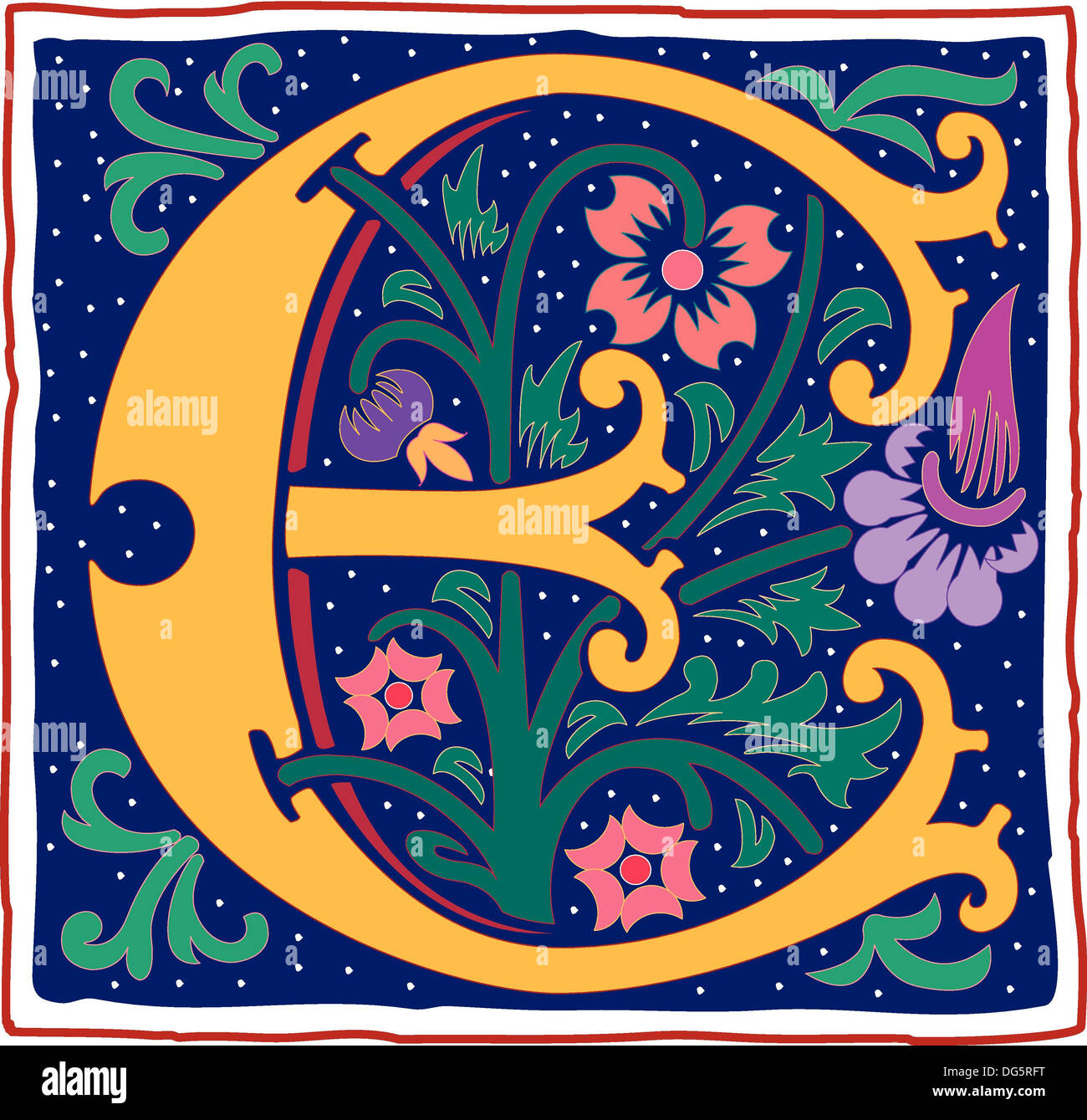 Initial caps e hi-res stock photography and images - Alamy