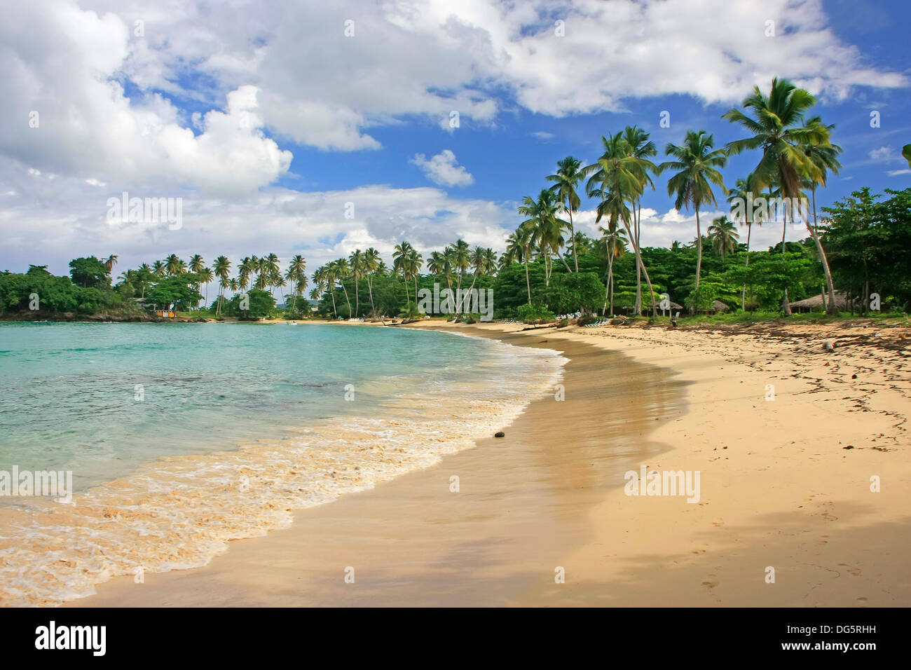 Rincon beach, Samana peninsula, Dominican Republic Stock Photo - Alamy