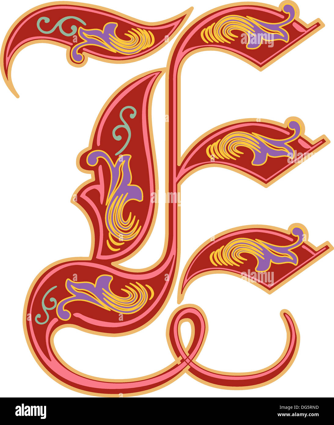 Initial caps e hi-res stock photography and images - Alamy