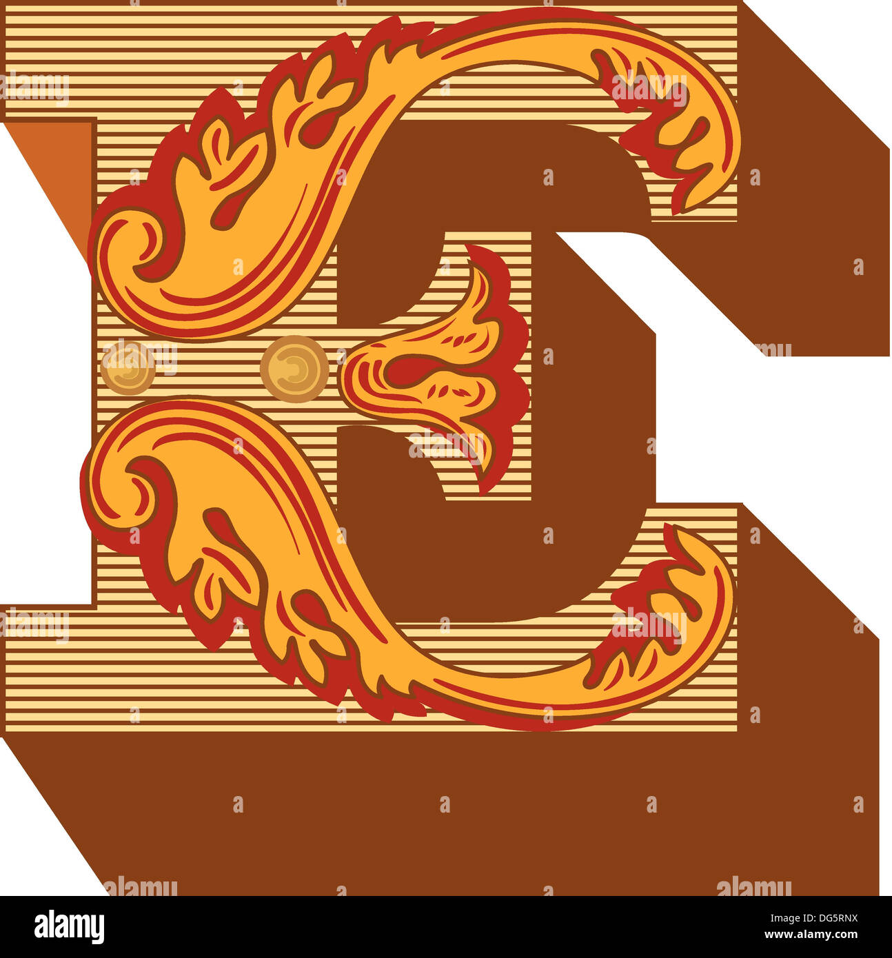 Initial caps e hi-res stock photography and images - Alamy