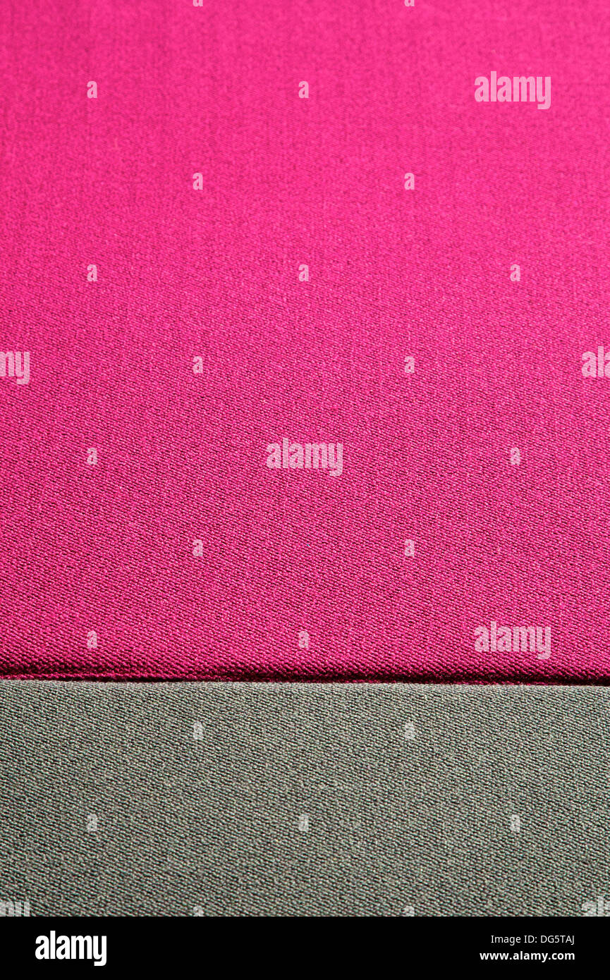 Samples of fabrics, magenta and gray Stock Photo - Alamy