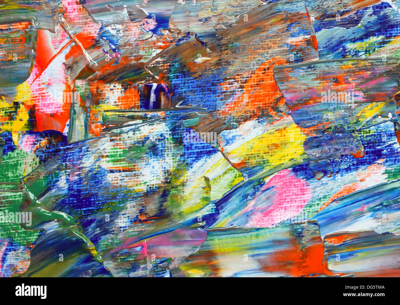 Palette paint mix hi-res stock photography and images - Alamy