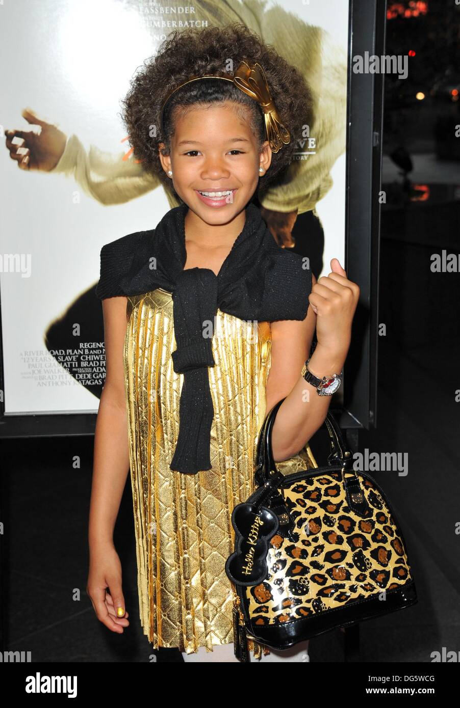 Los Angeles, California, USA. 14th Oct, 2013. Storm Reid at arrivals ...