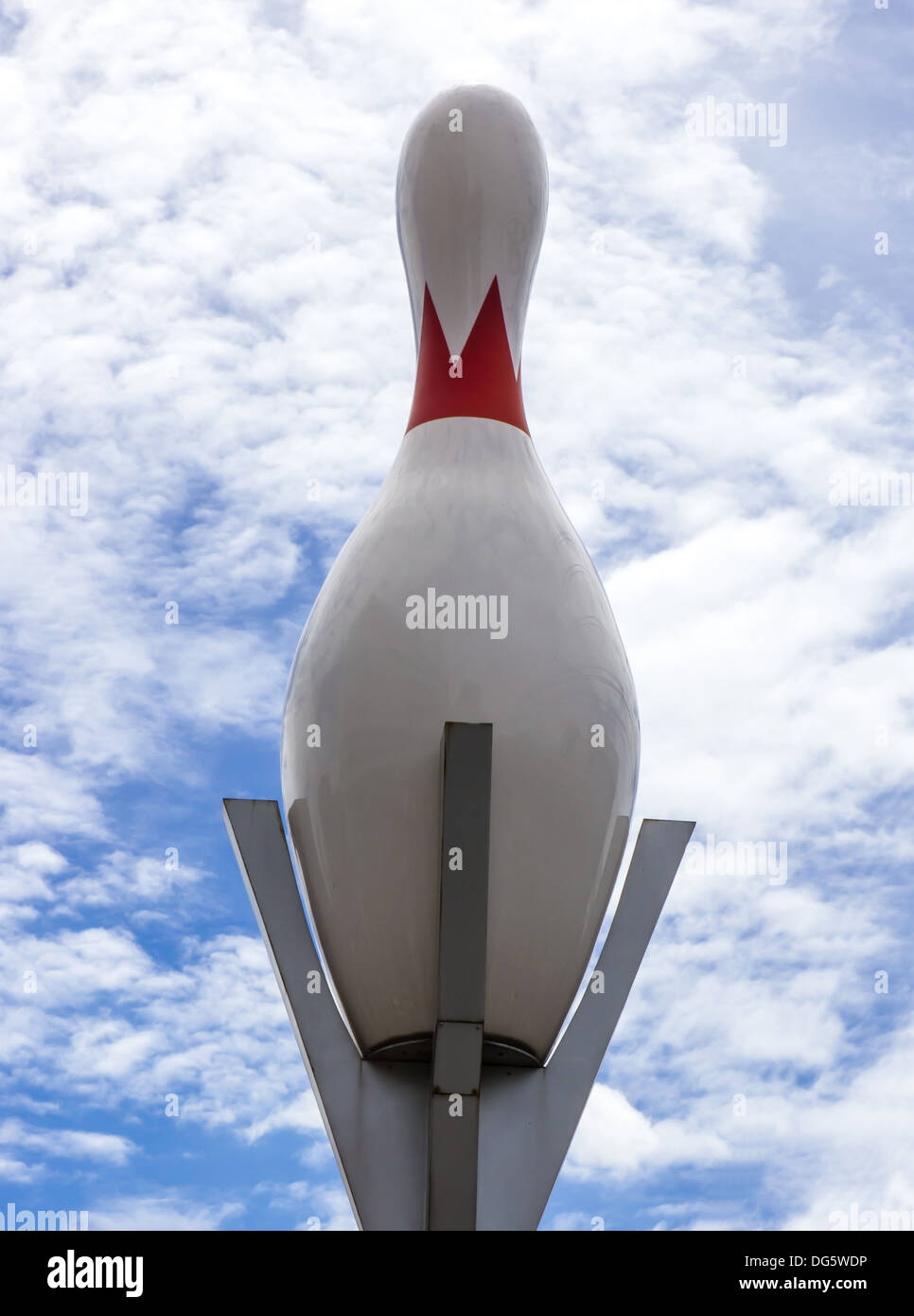 Giant Bowling Ball and Cloudy Sky Stock Photo - Alamy