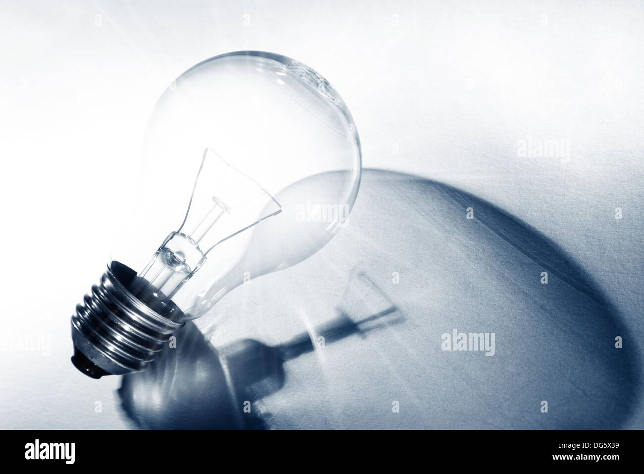One light bulb Stock Photo - Alamy