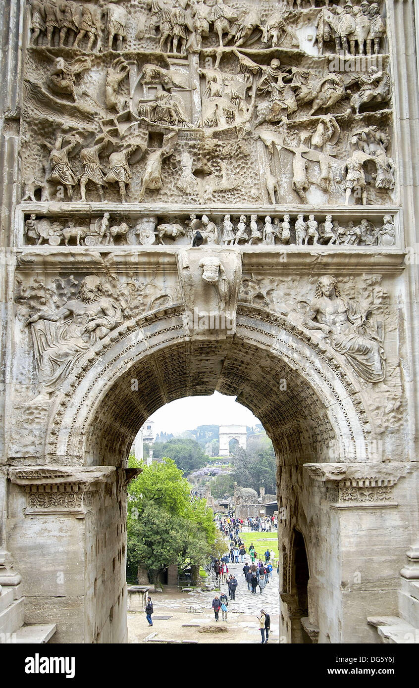 Septimius severus arch rome hi-res stock photography and images - Alamy