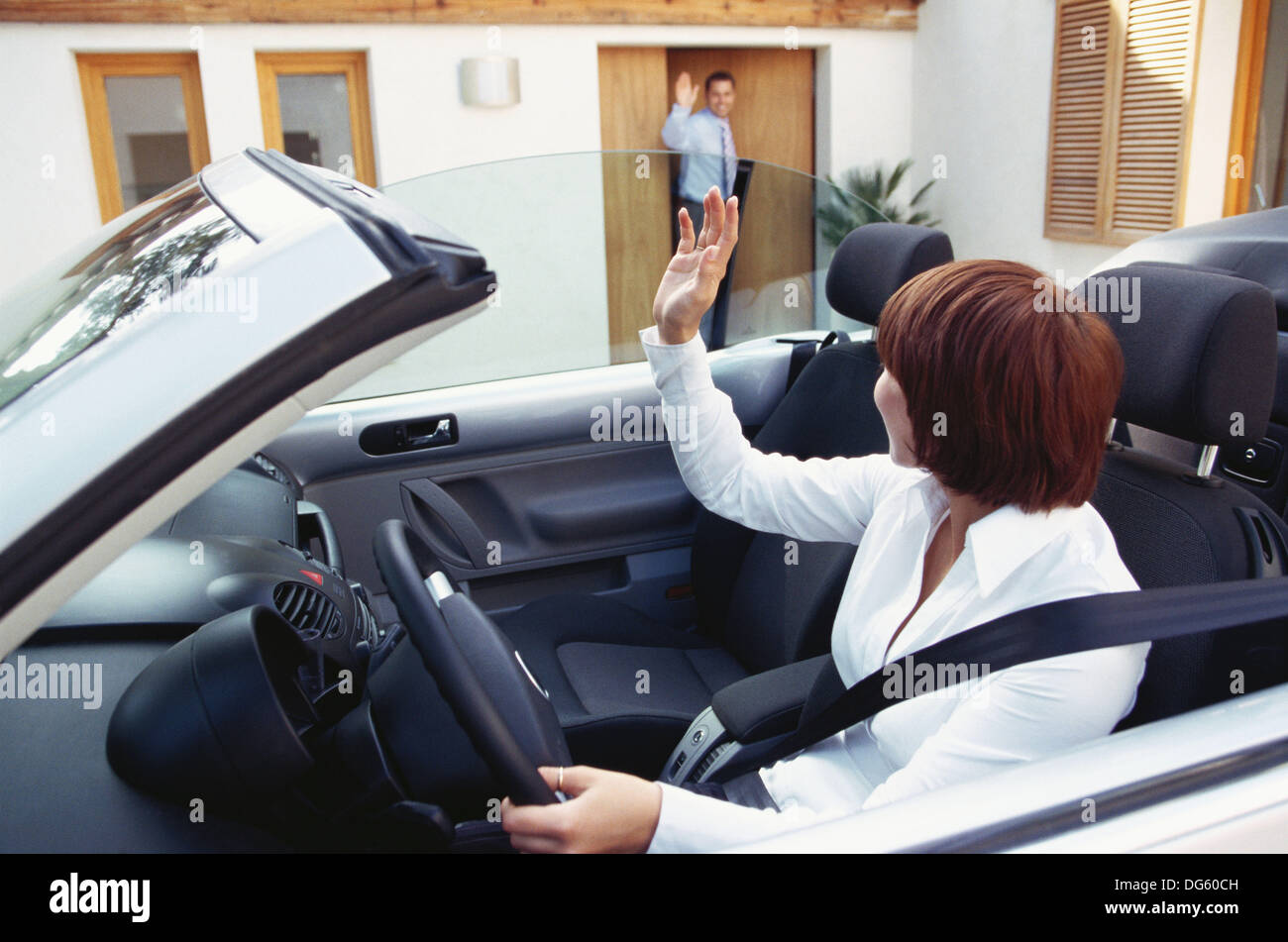 Couple leave house work hi-res stock photography and images - Alamy