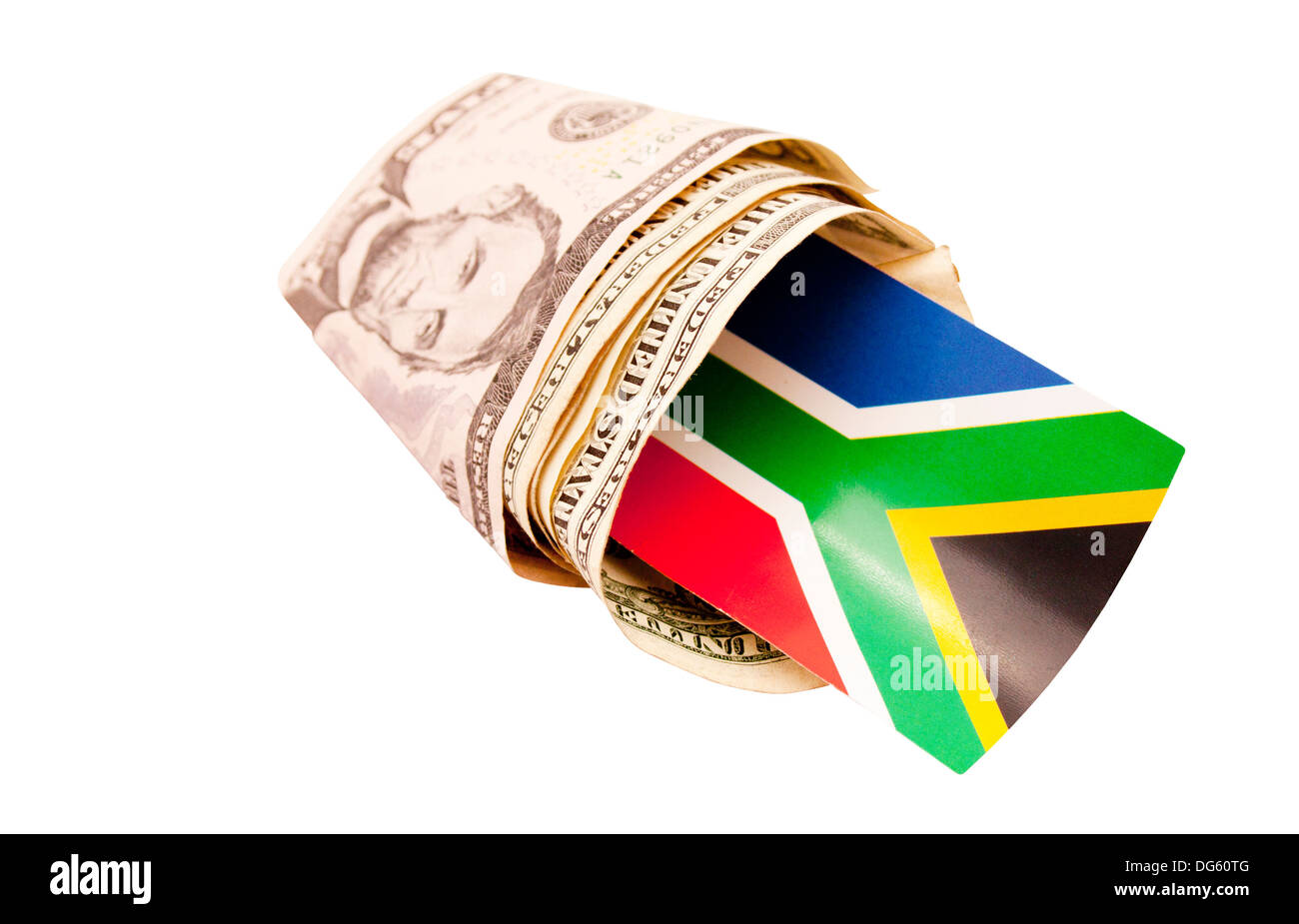 Wrapped in the american flag Cut Out Stock Images & Pictures - Alamy