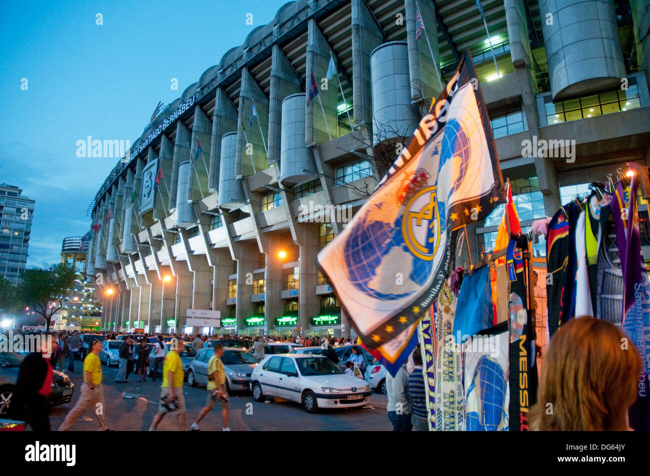 Real madrid flag bernabeu hi-res stock photography and images - Alamy