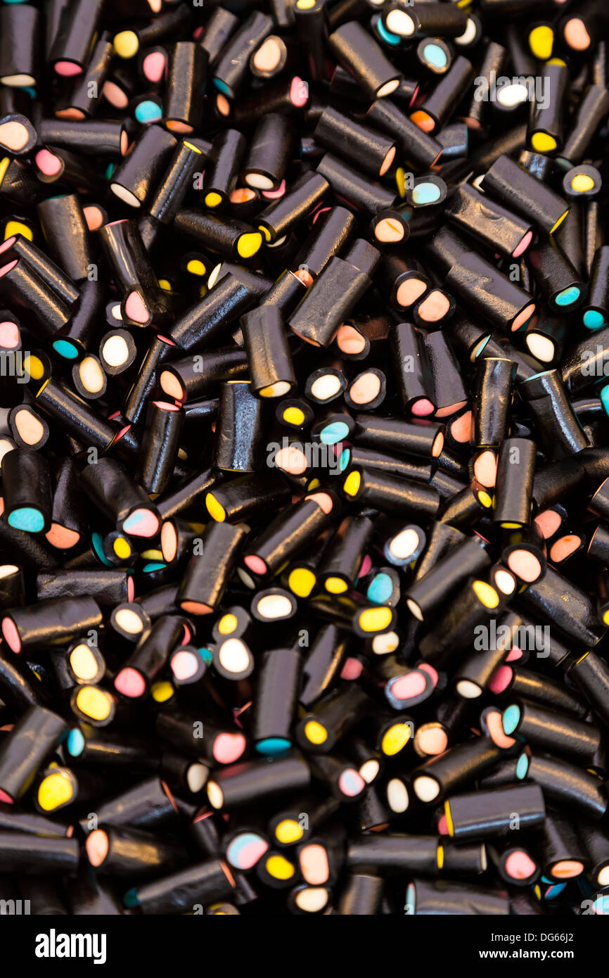 Licorice colorful candies Stock Photo - Alamy