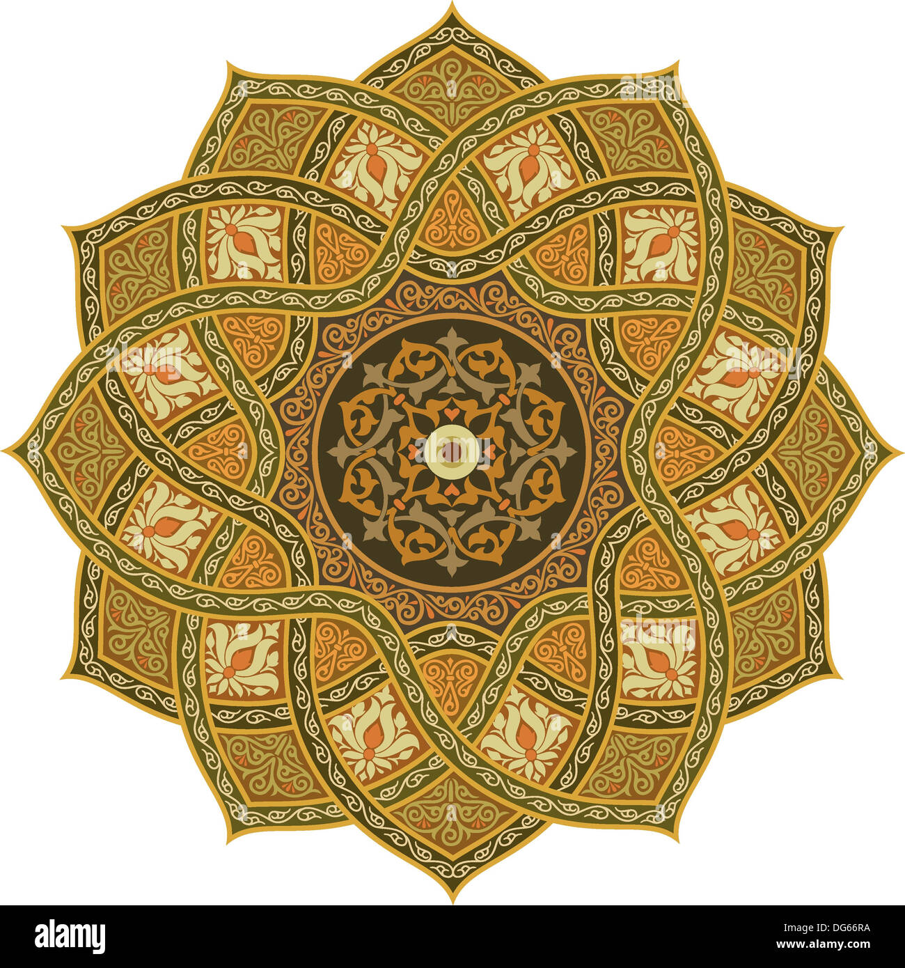 Arabesque shaped hi-res stock photography and images - Alamy