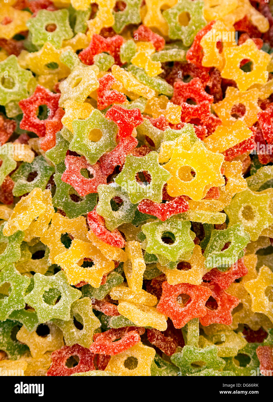 Star ring candies Stock Photo - Alamy