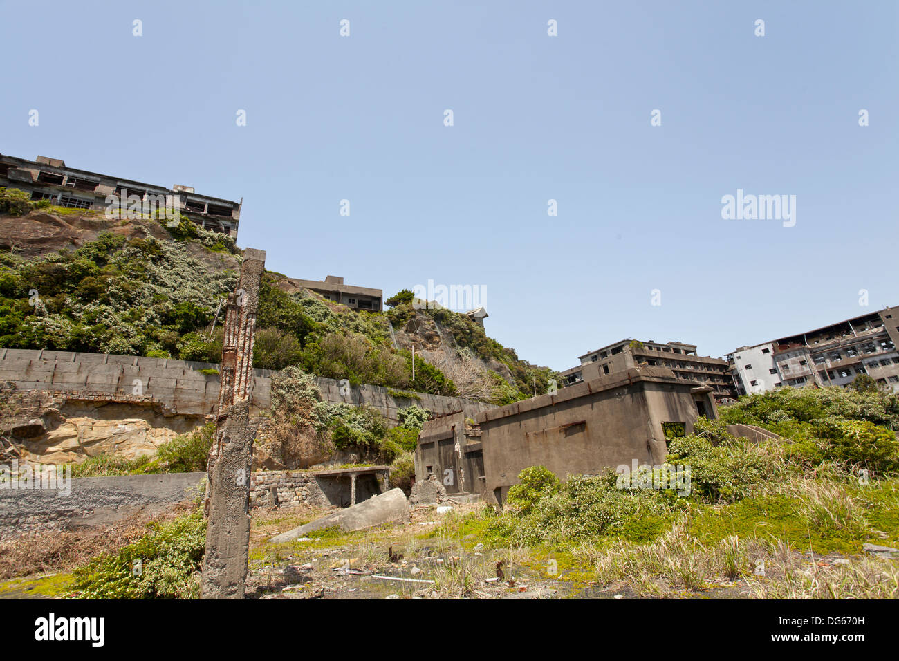 Hashima island, The ruin old coal island in Japan called Hashima Stock ...