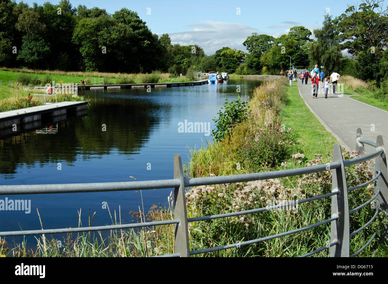 The Forth and Clyde Canal near Falkirk, Scotland Stock Photo - Alamy