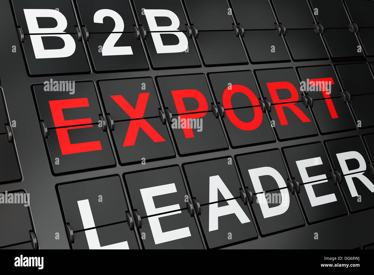 Business concept: Export on airport board background Stock Photo - Alamy