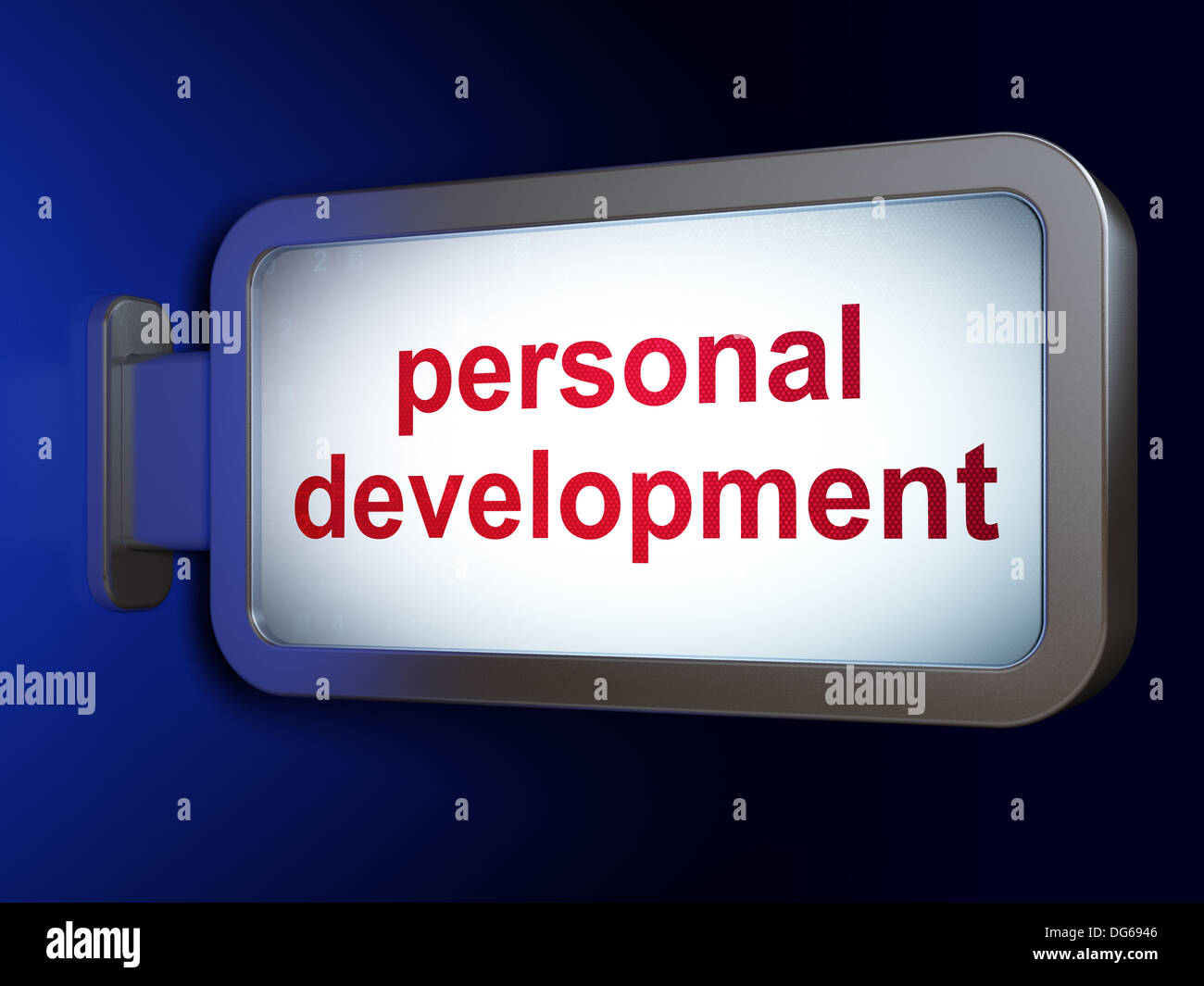 Education concept: Personal Development on billboard background Stock ...
