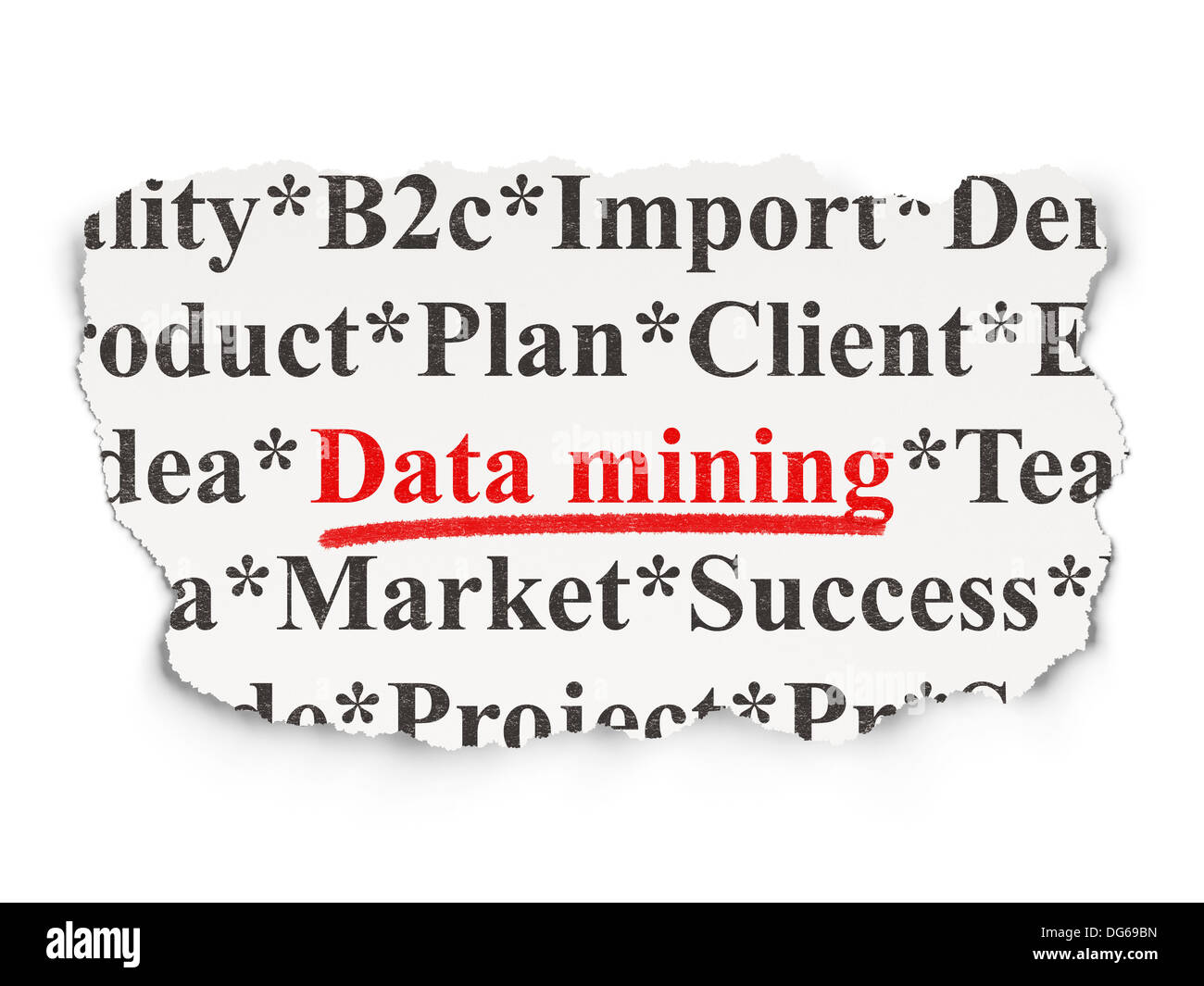 Data concept: Data Mining on Paper background Stock Photo - Alamy