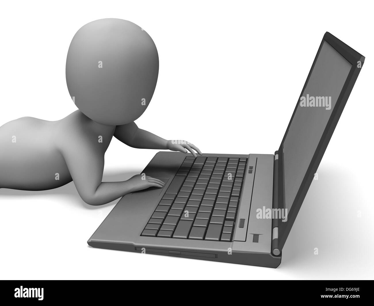 Pc Computer Showing Surfing And Searching Web Online Stock Photo - Alamy