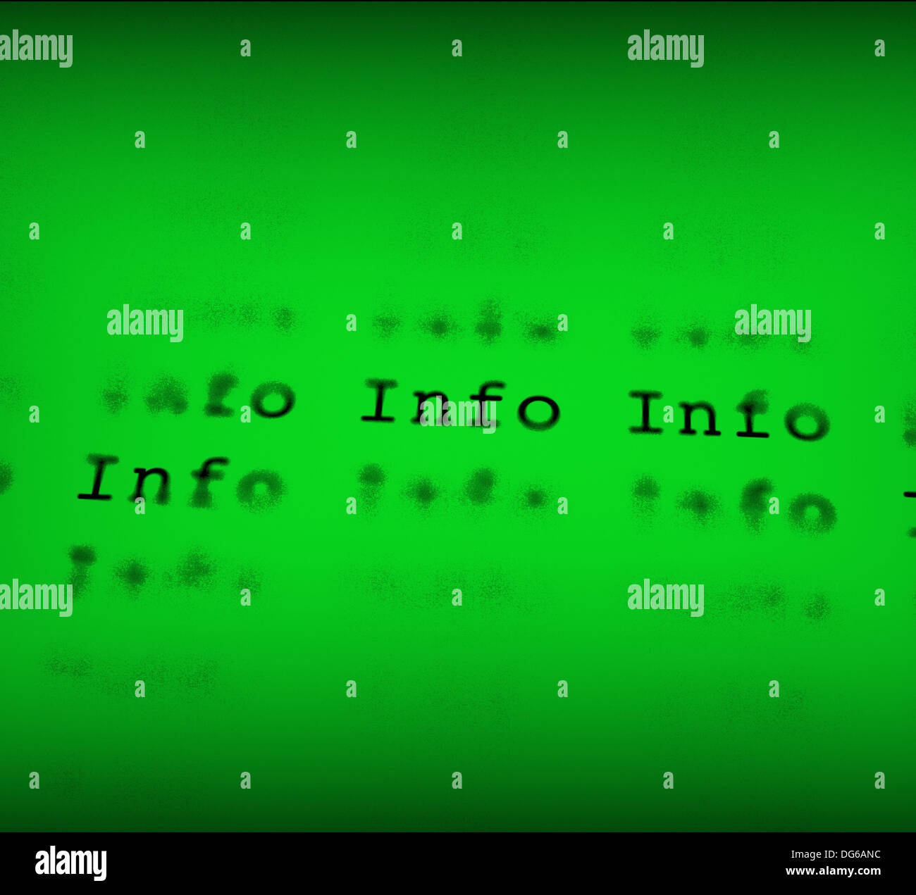 Info Words Meaning Knowledge Information And Answers Stock Photo - Alamy