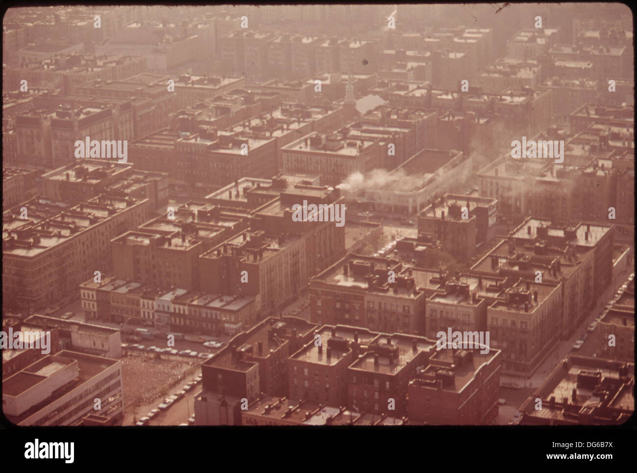 This photograph depicts apartment buildings in the Lower Bronx, New ...