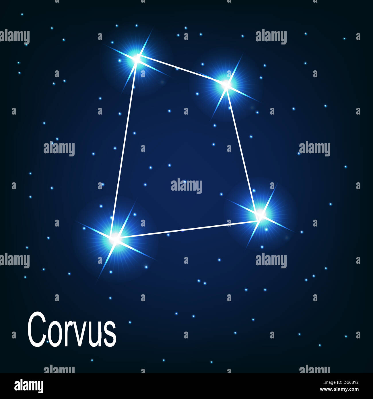 Constellation raven hi-res stock photography and images - Alamy