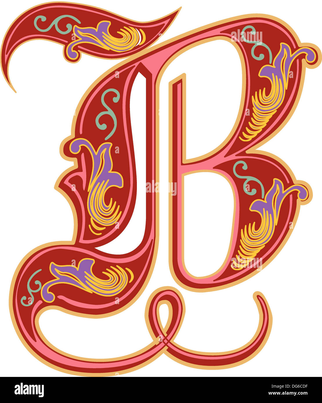 Initial caps Cut Out Stock Images & Pictures - Alamy