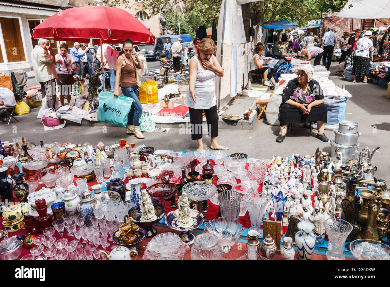 Vernissage market. Yerevan, Armenia Stock Photo - Alamy